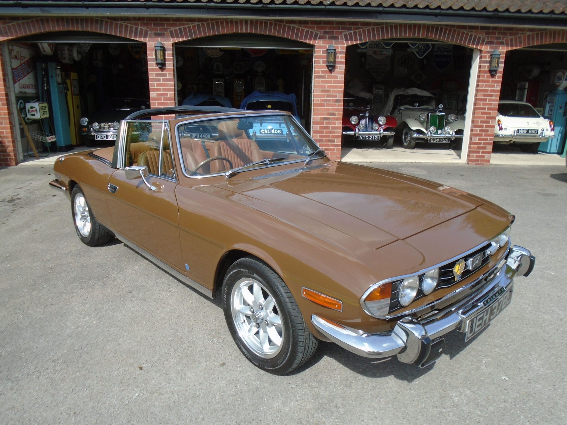 1972 Triumph Stag with Overdrive – SOLD | The Vintage Petrol Pump Garage